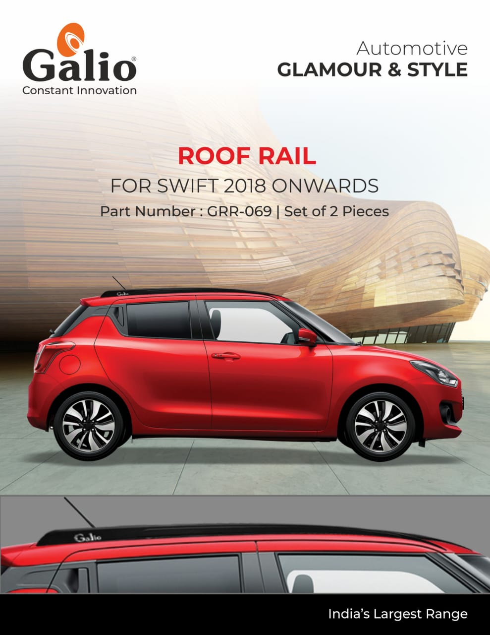 Maruti Suzuki Swift Roof Rails – Superfluous Mart