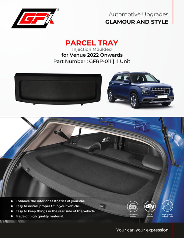 Parcel Tray For Hyundai Venue - Model 2022 Onwards – Superfluous Mart