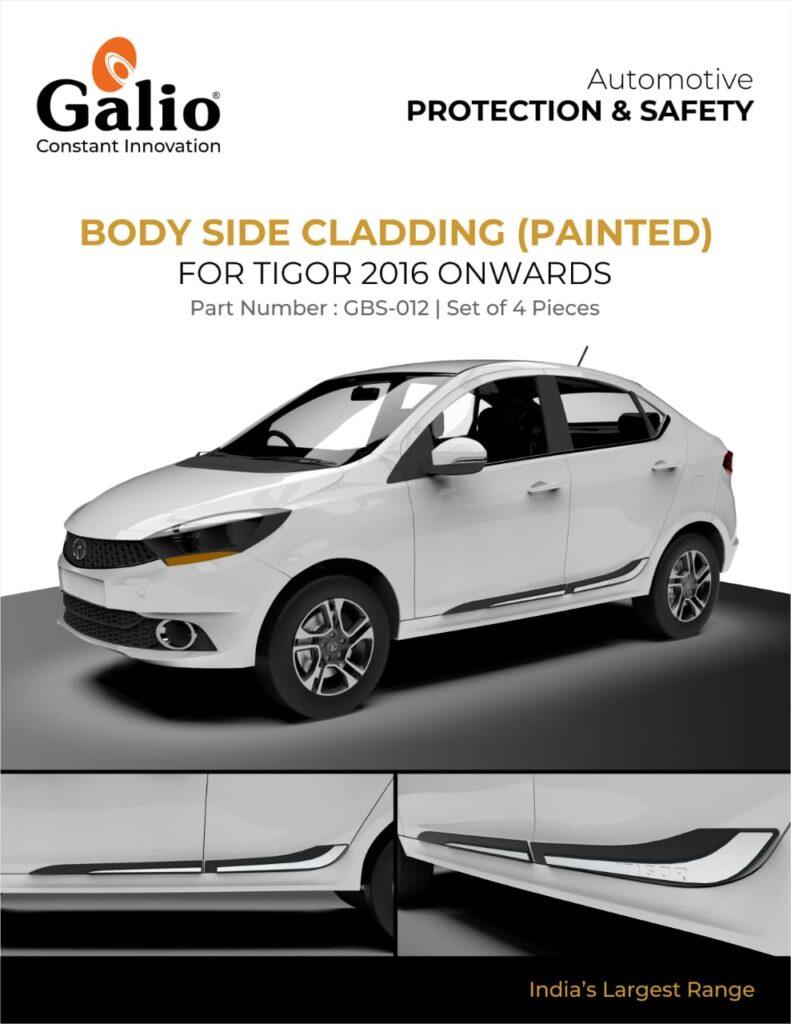 Buy Body Side Cladding for Tata Tigor - Superfluous Mart