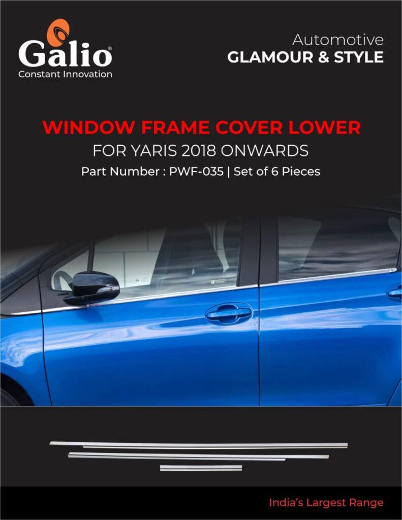 Shop Window Frame Cover Lower for Toyota Yaris - Superfluous Mart