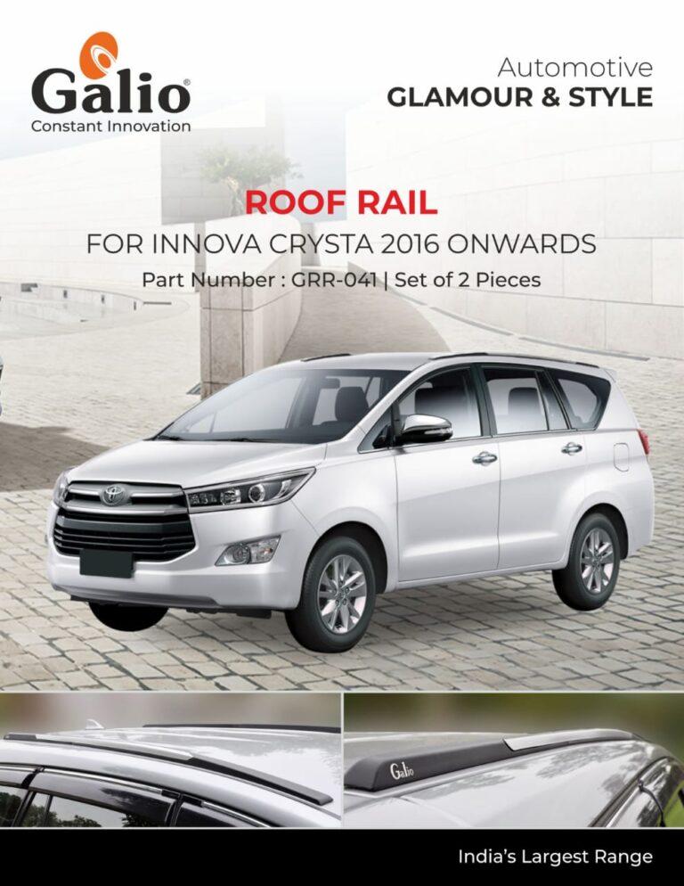 Buy Toyota Innova Crysta - Roof Rail - Superfluous Mart
