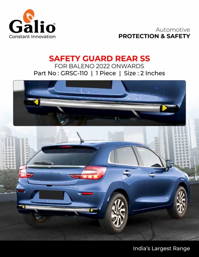 Buy Safety Guard Rear SS for Maruti Suzuki Baleno - Superfluous Mart