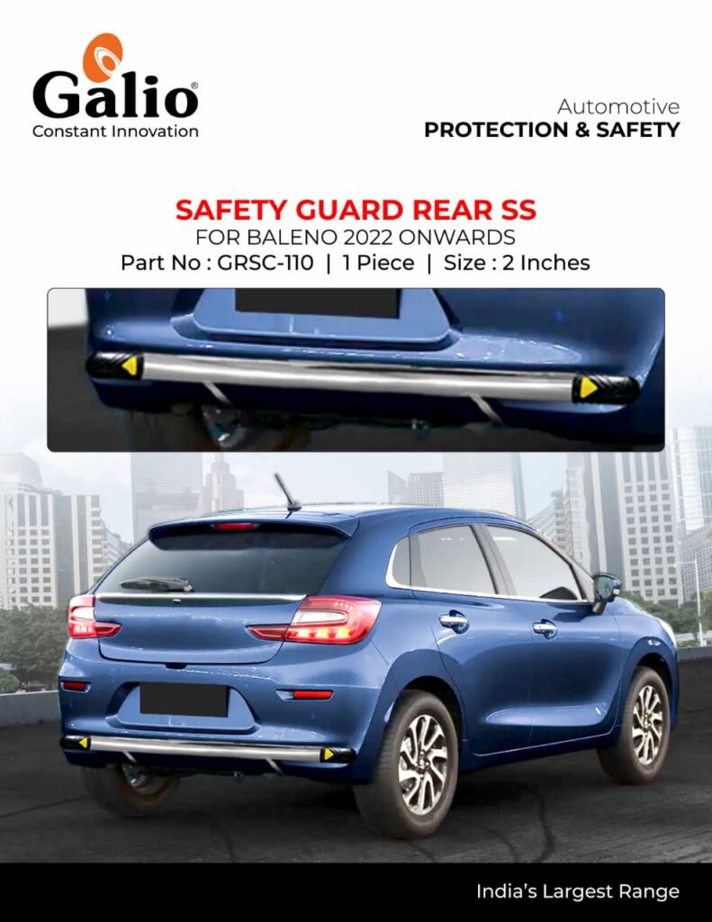 Buy Safety Guard Rear SS for Maruti Suzuki Baleno - Superfluous Mart