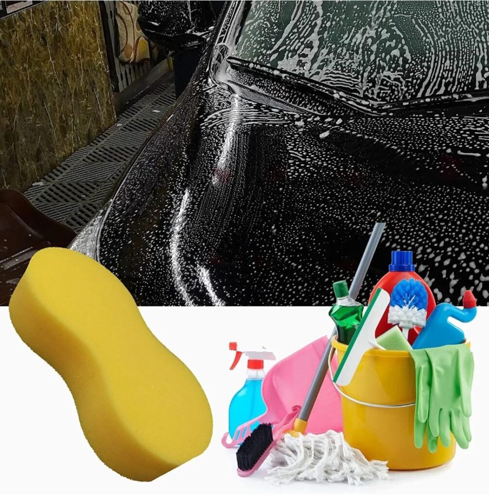 Buy Compressed Sponge for Washing Cars - Superfluous Mart