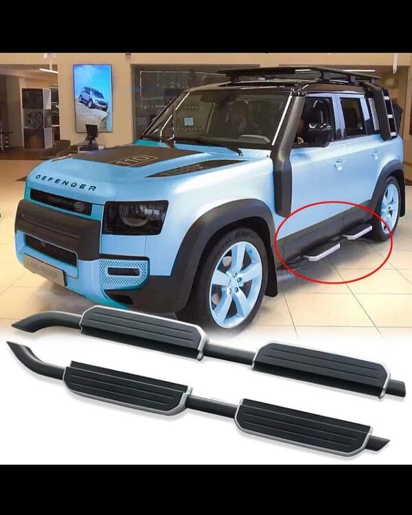 Side Fixed Foot Steps For Land Rover Defender - Model 2020 Onwards