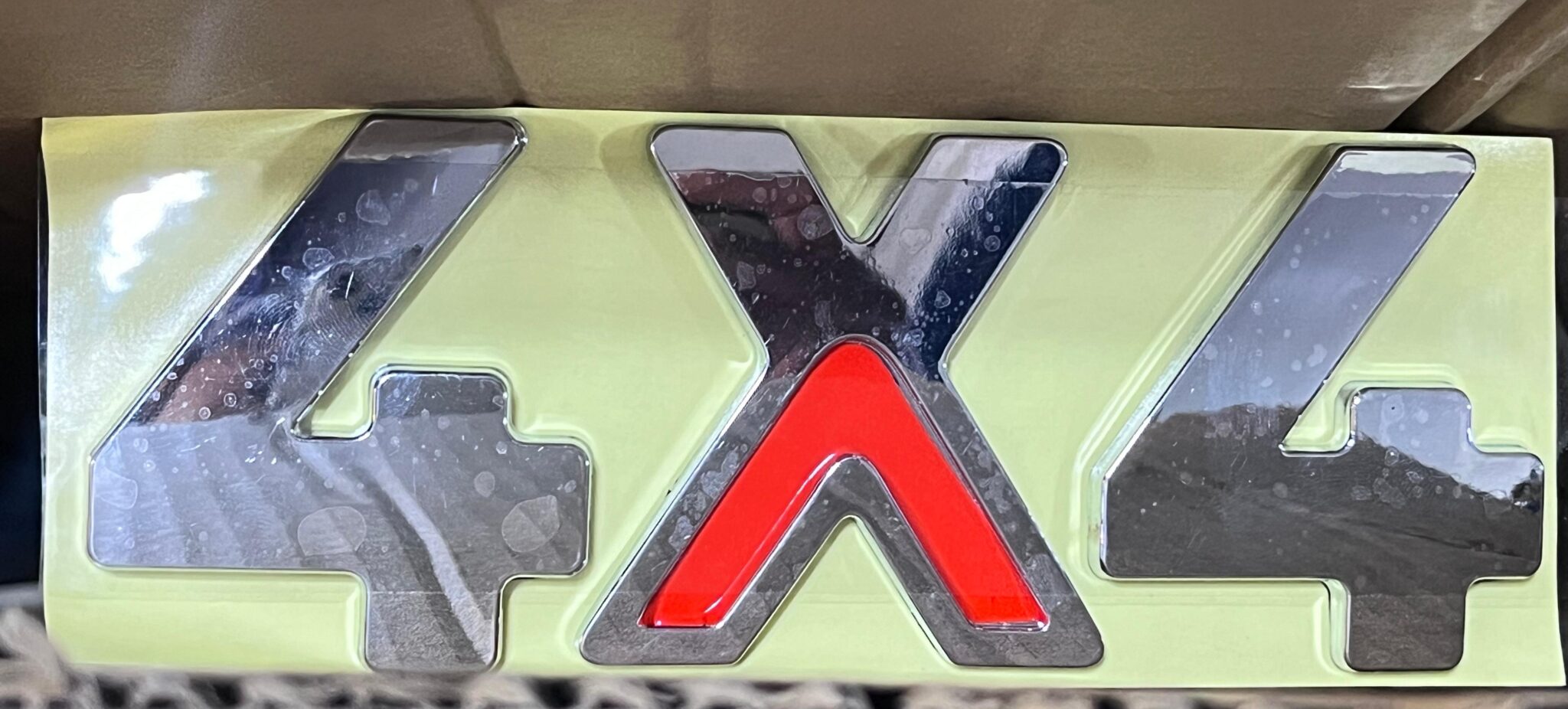 4 X 4 Chrome Decal Sticker New Model - Superfluous Mart