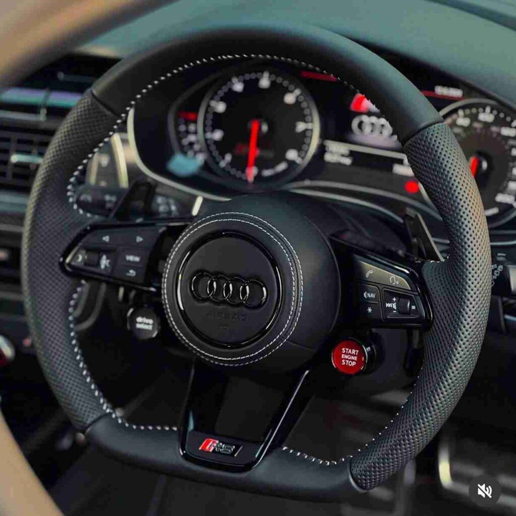 New Audi RS Full Leather Steering Wheel Set For All Audi