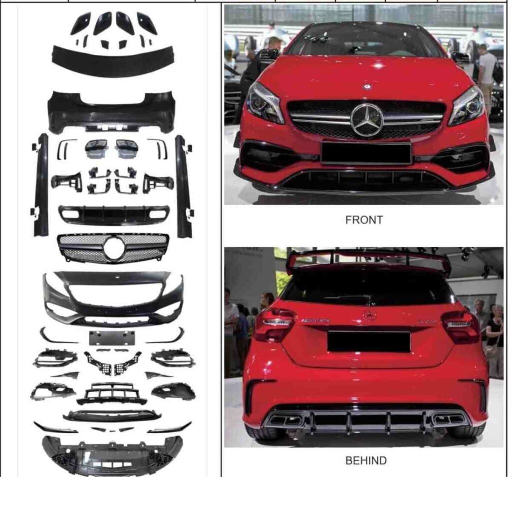 Body Kit for Mercedes A Class Cars - Model 2013 - 2019